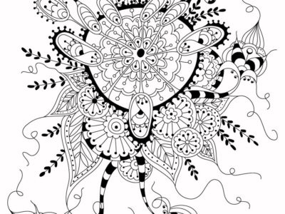Coloring Book Hand Drawn Backdrop – Online Coloring Page – HiColoring.com